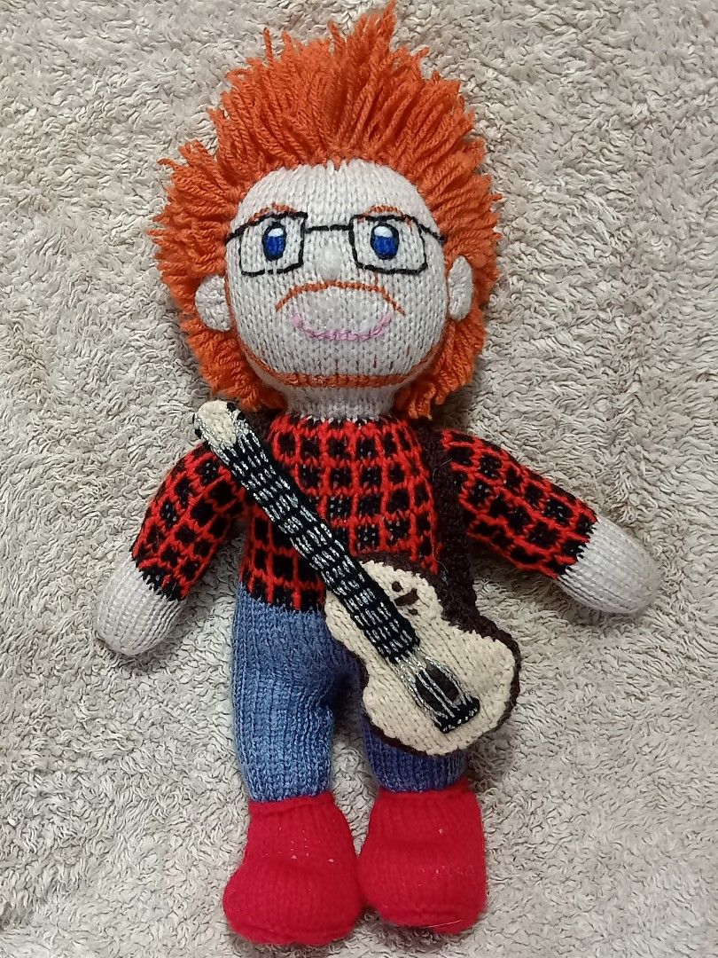 VERY BEAUTIFUL BIG SIZE CROCHET / KNITTED POP / ROCKSTAR ED SHEERAN ...
