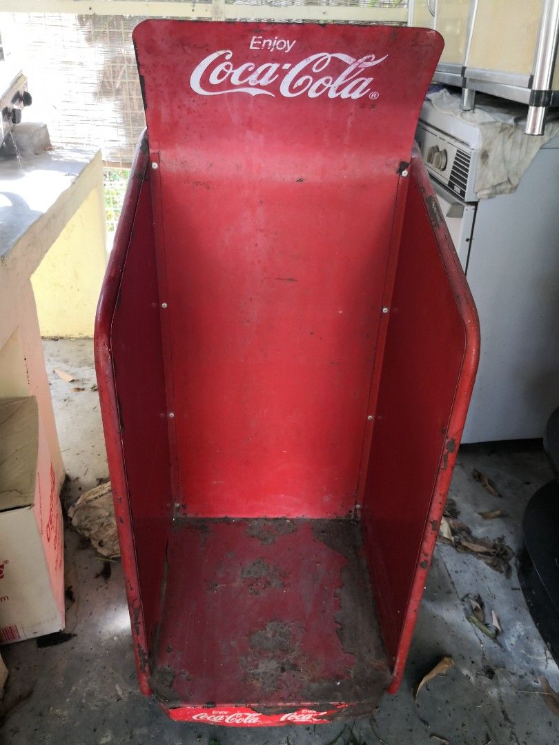 Vintage Coca-Cola Metal Trolley, Hobbies & Toys, Collectibles ...