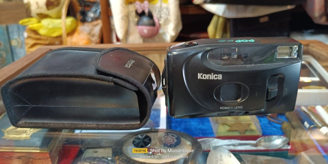 Vintage kamera filem Konica, Photography, Cameras on Carousell