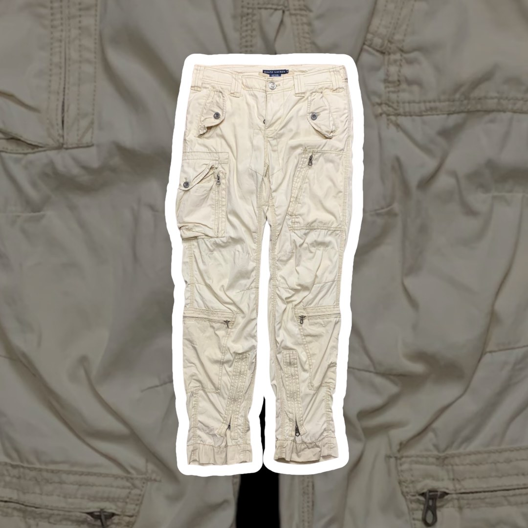 Vintage Ralph Lauren Multipocket Cargo pants, Women's Fashion, Bottoms, Jeans on Carousell