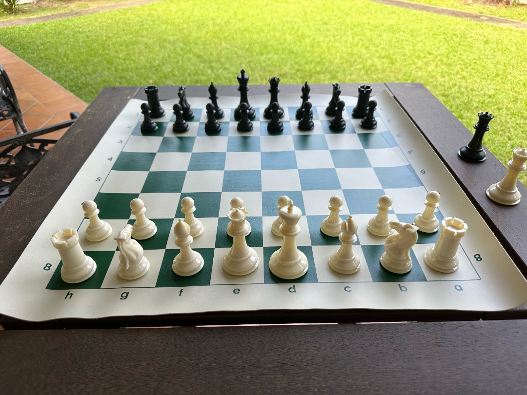 Vinyl Mat Chess Set, Hobbies & Toys, Toys & Games on Carousell
