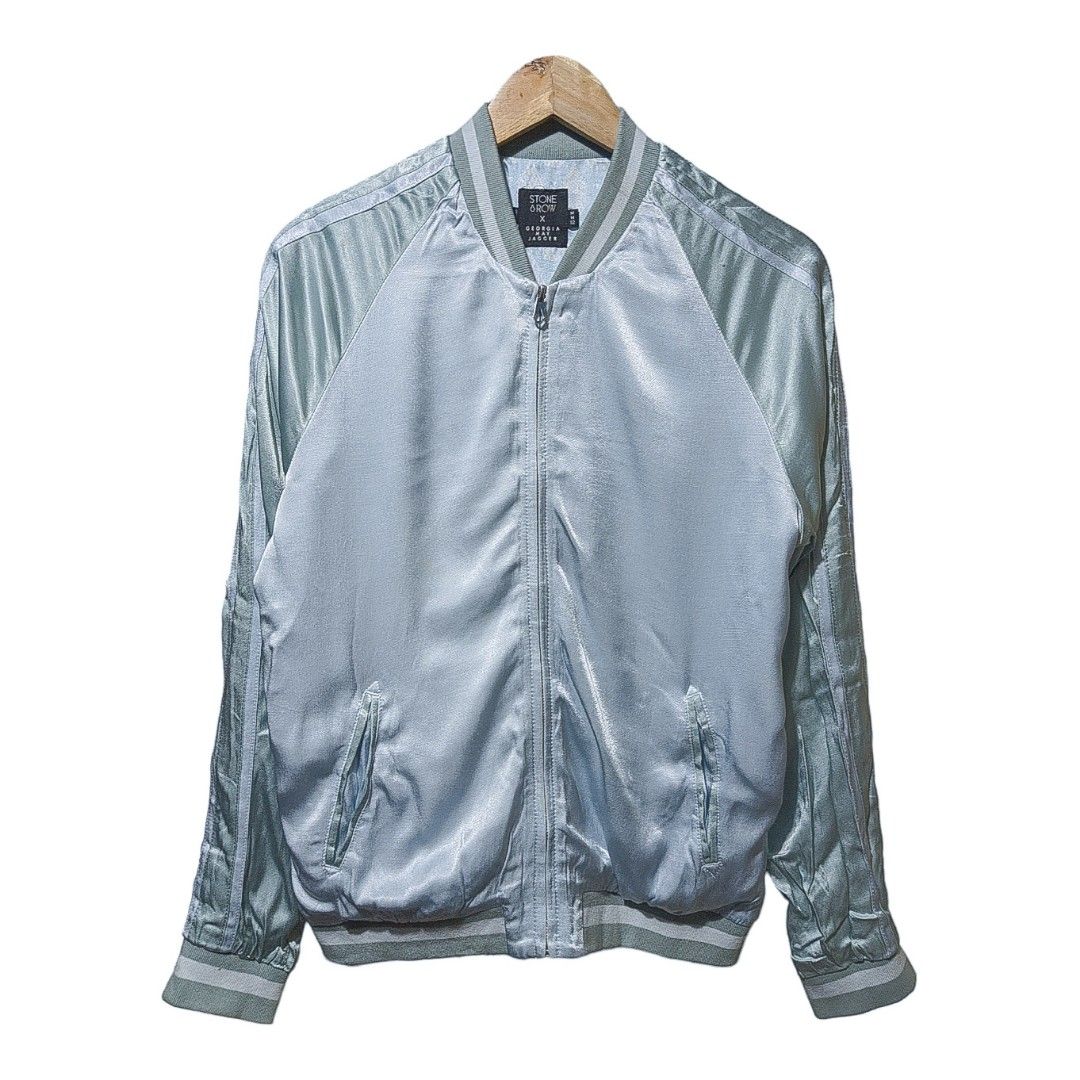 Volcom Stone Row x Georgia May Jagger Bomber Jacket, Women's Fashion ...