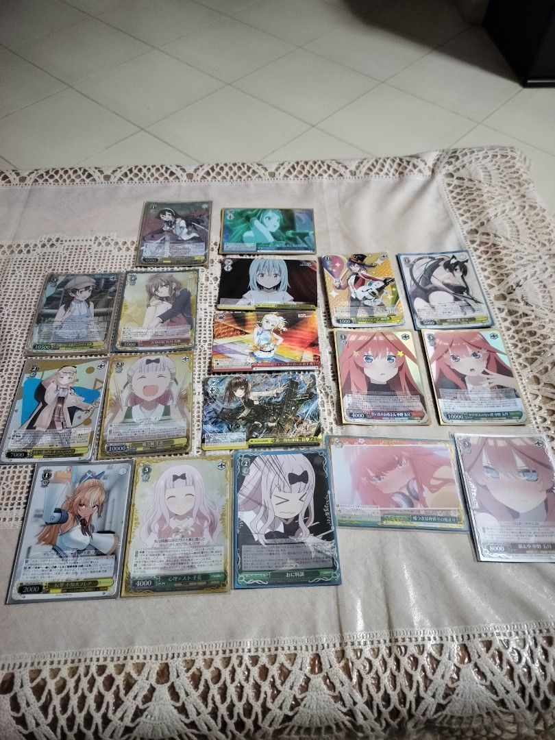 Weiss Schwartz SR and RRR (WS) cards, Hobbies & Toys, Toys & Games on ...