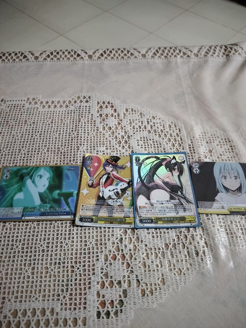 Weiss Schwartz SR and RRR (WS) cards, Hobbies & Toys, Toys & Games on ...