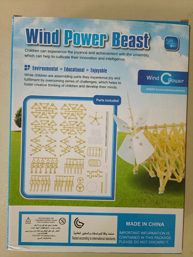 Wind power beast, Hobbies & Toys, Toys & Games on Carousell