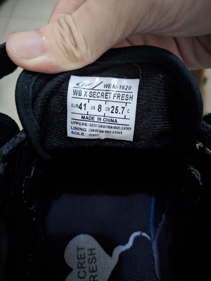 World Balance x Secret Fresh (Black) Limited Edition, Men's Fashion ...