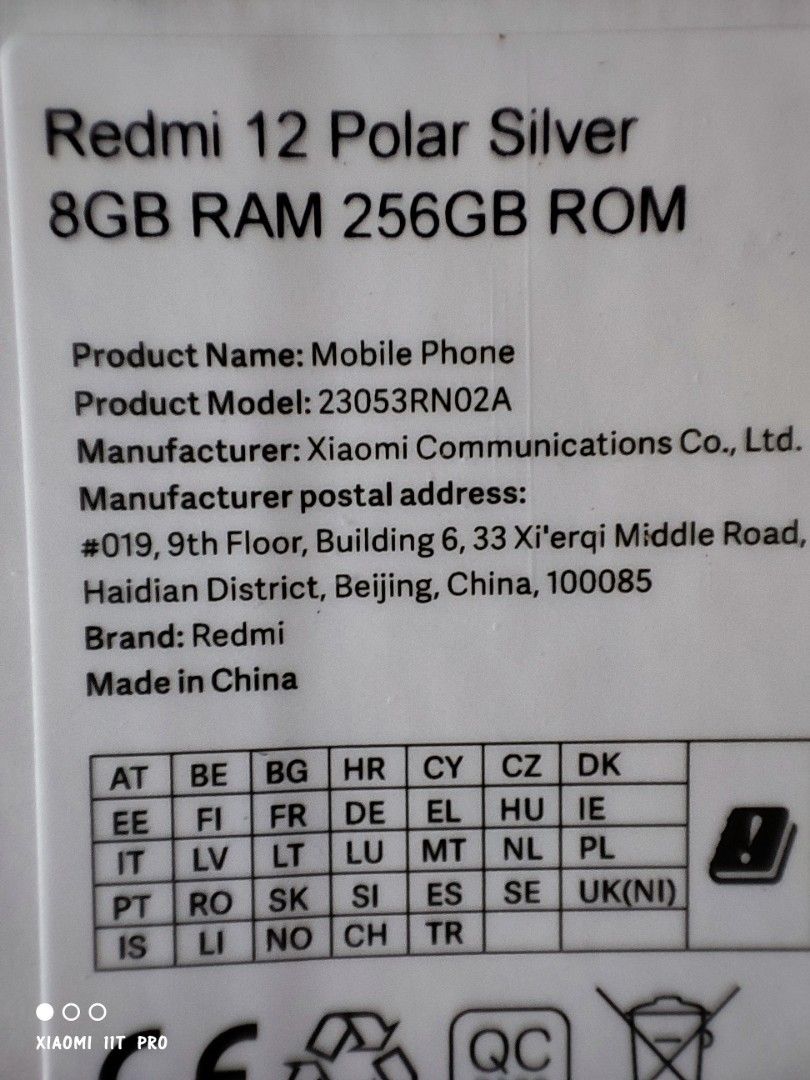 Xiaomi REDMI 12 Silver 256 GB, Mobile Phones & Gadgets, Mobile Phones ...