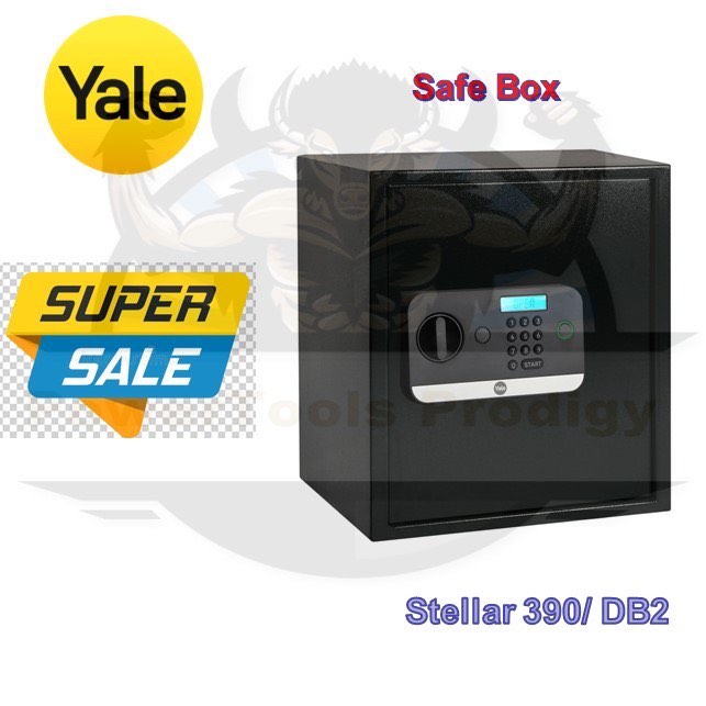 YALE STELLAR 390/DB2 SAFE BOX WITH BIOMETRIC AND KEYPAD, Furniture ...