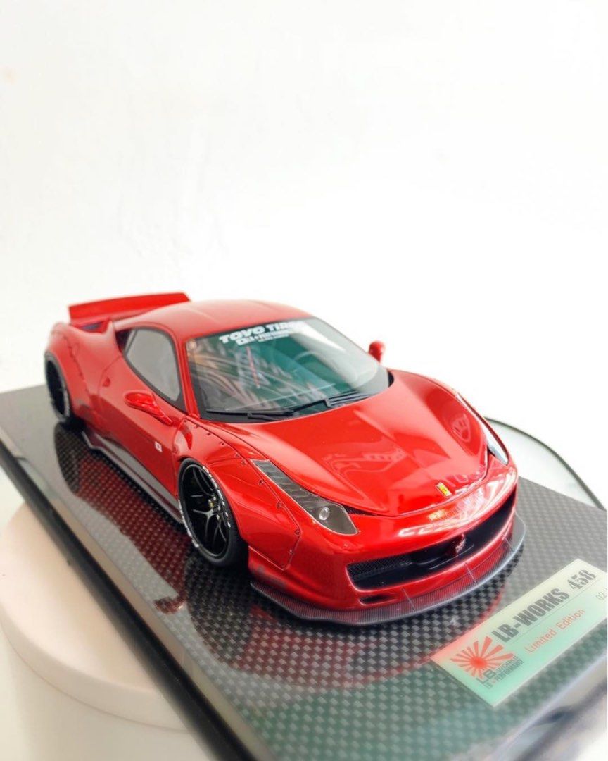 1/18 The Candy Red LBWK Ferrari 458, Hobbies & Toys, Toys & Games on ...
