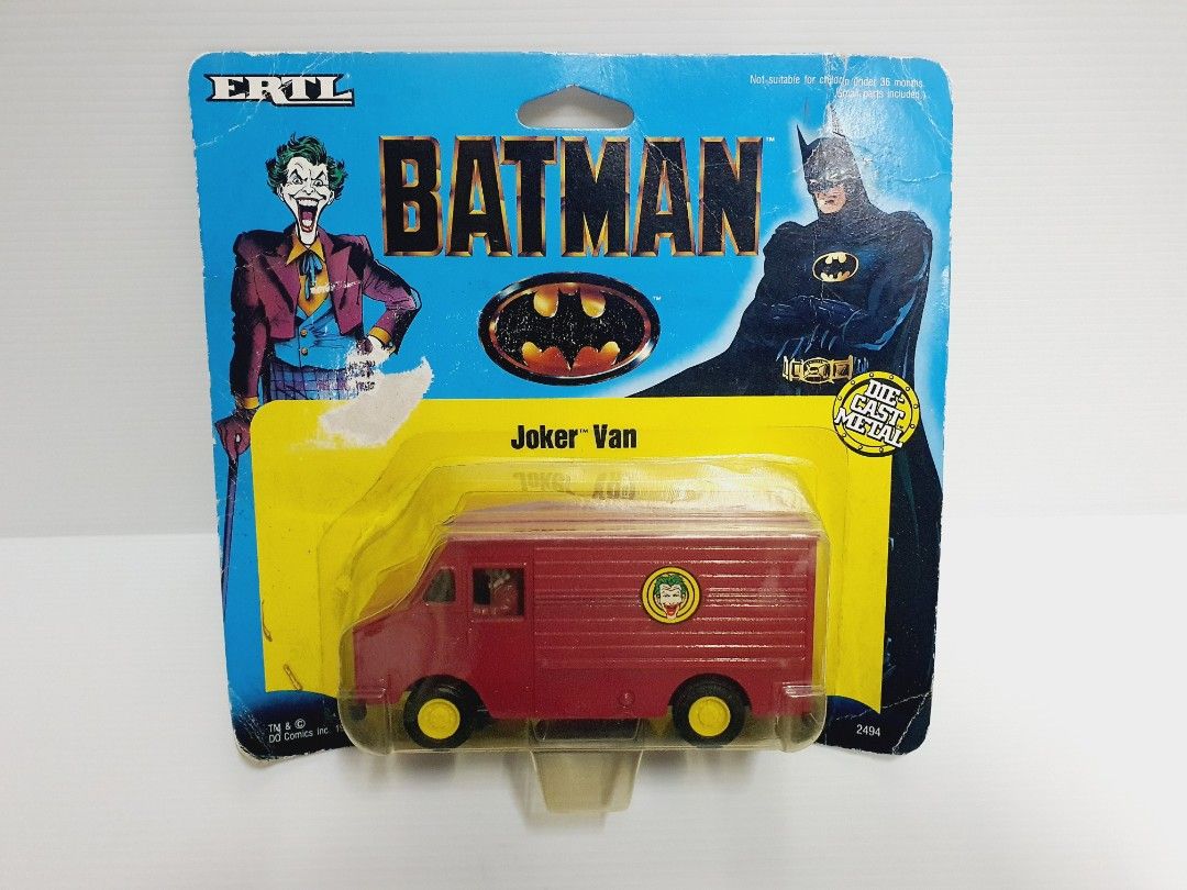 1989 BATMAN THE JOKER JOKER VAN DIECAST METAL ERTL, Hobbies & Toys ...