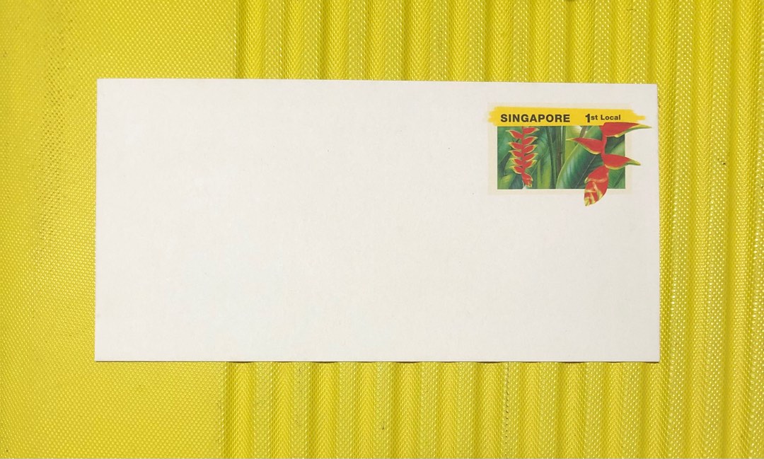 2005 Singapore Flowers Heliconias unused 1st Local Postage stamp ...
