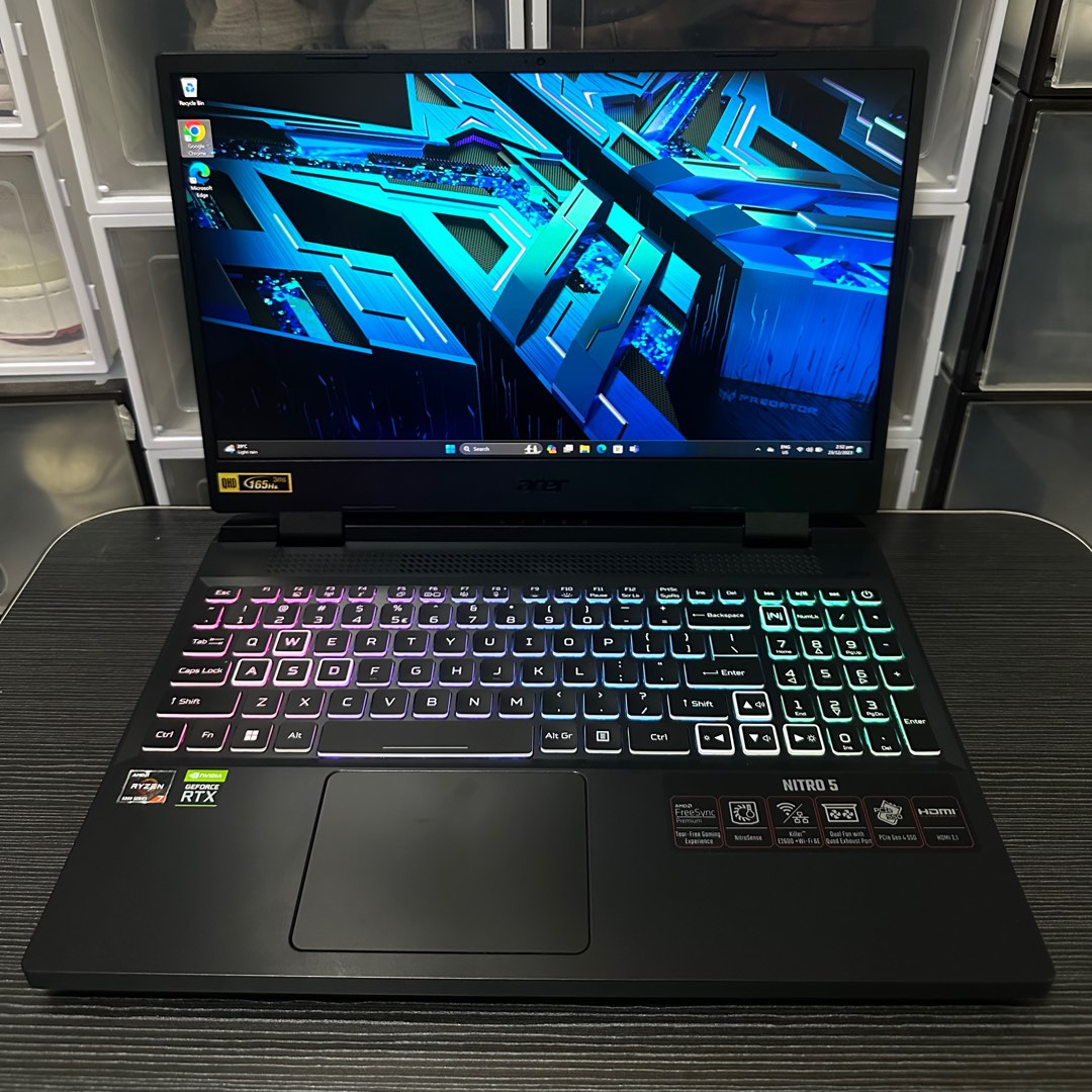 2023 QHD ACER NITRO GAMING LAPTOP RTX3070Ti 32GB 165HZ [TRADE / SELL ...