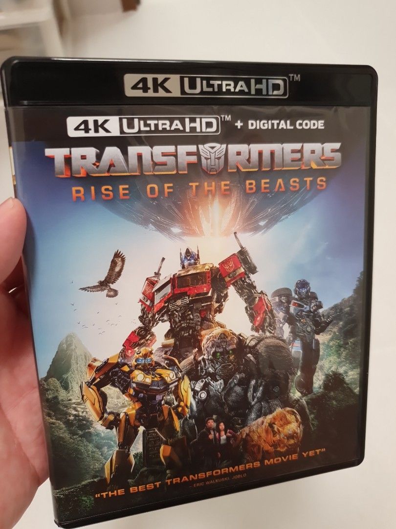 4K UHD Blu Ray : Transformer Rise of The Beast, Hobbies & Toys, Music ...