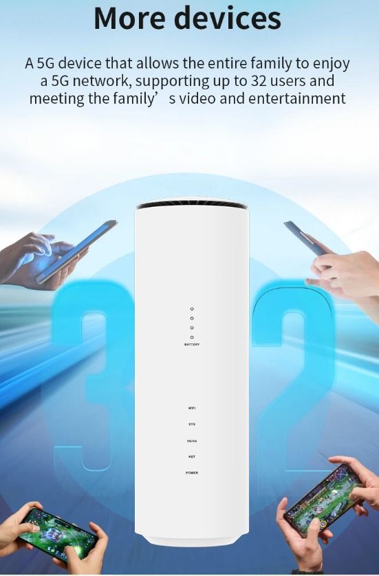 5G ROUTER SIM UDX710 WIFI 6 5G MODEM ROUTER WIFI6 WIRELESS BROADBAND ...