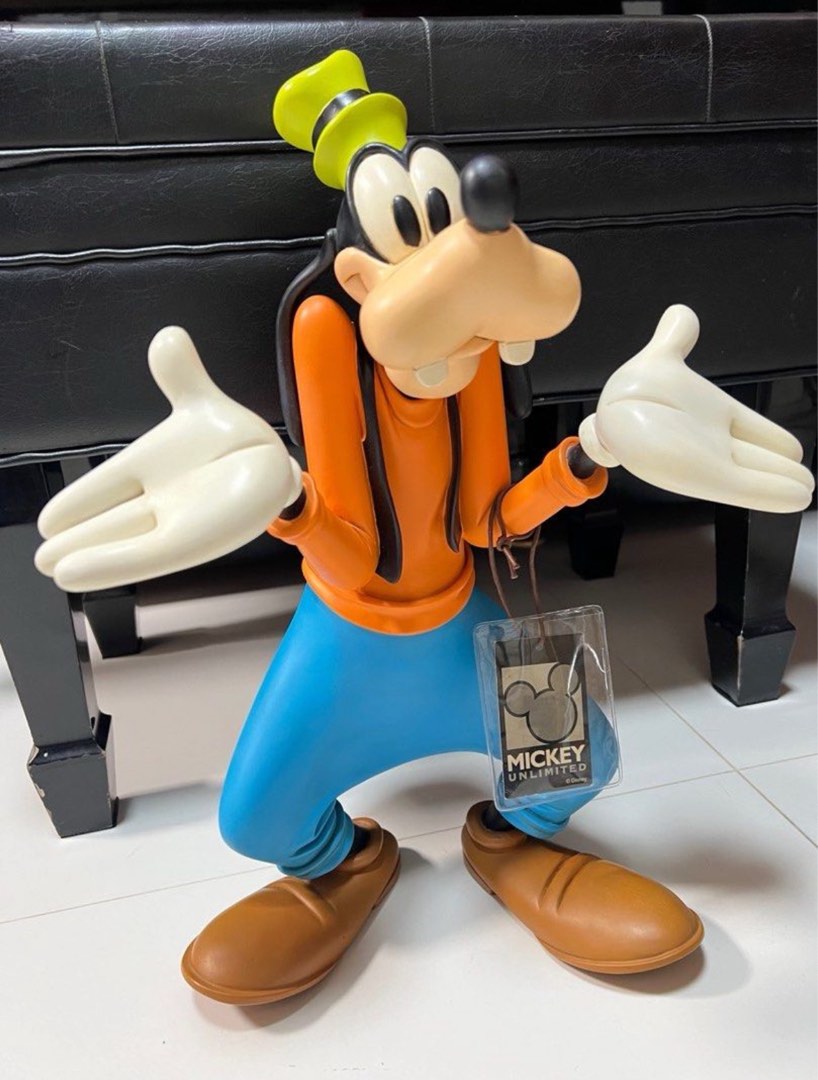 中古 超大44 cm Goofy樹脂人形雕像 Vintage Big Goofy Statue **VERY RARE**, 興趣及遊戲 ...