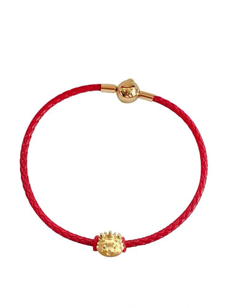 周大福 生肖 足金999黃金 金龍 手鏈 手繩 CTF Chinese zodiac dragon 999 gold bracelet, 名牌 ...