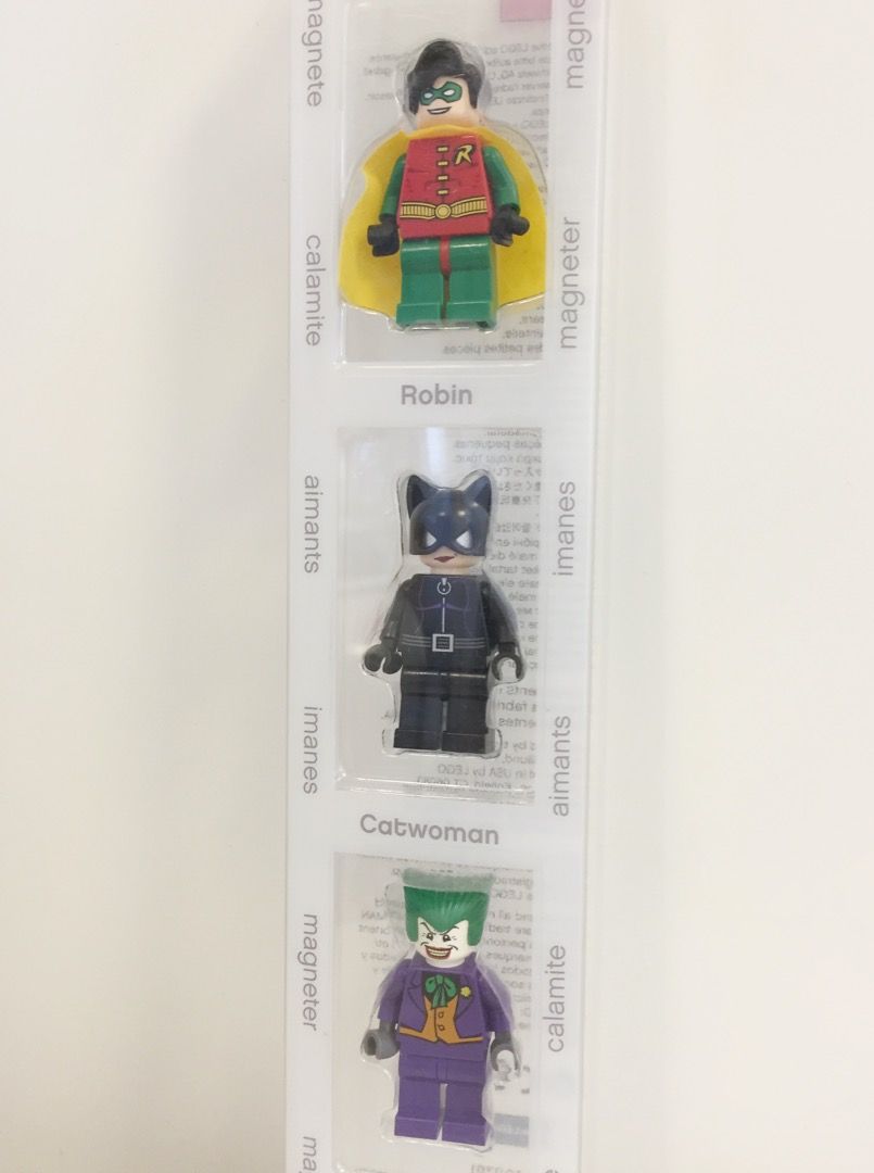 全新 Lego 851689 Robin Catwoman Joker Magnet 磁石 人仔 Super Heros DC Batman ...