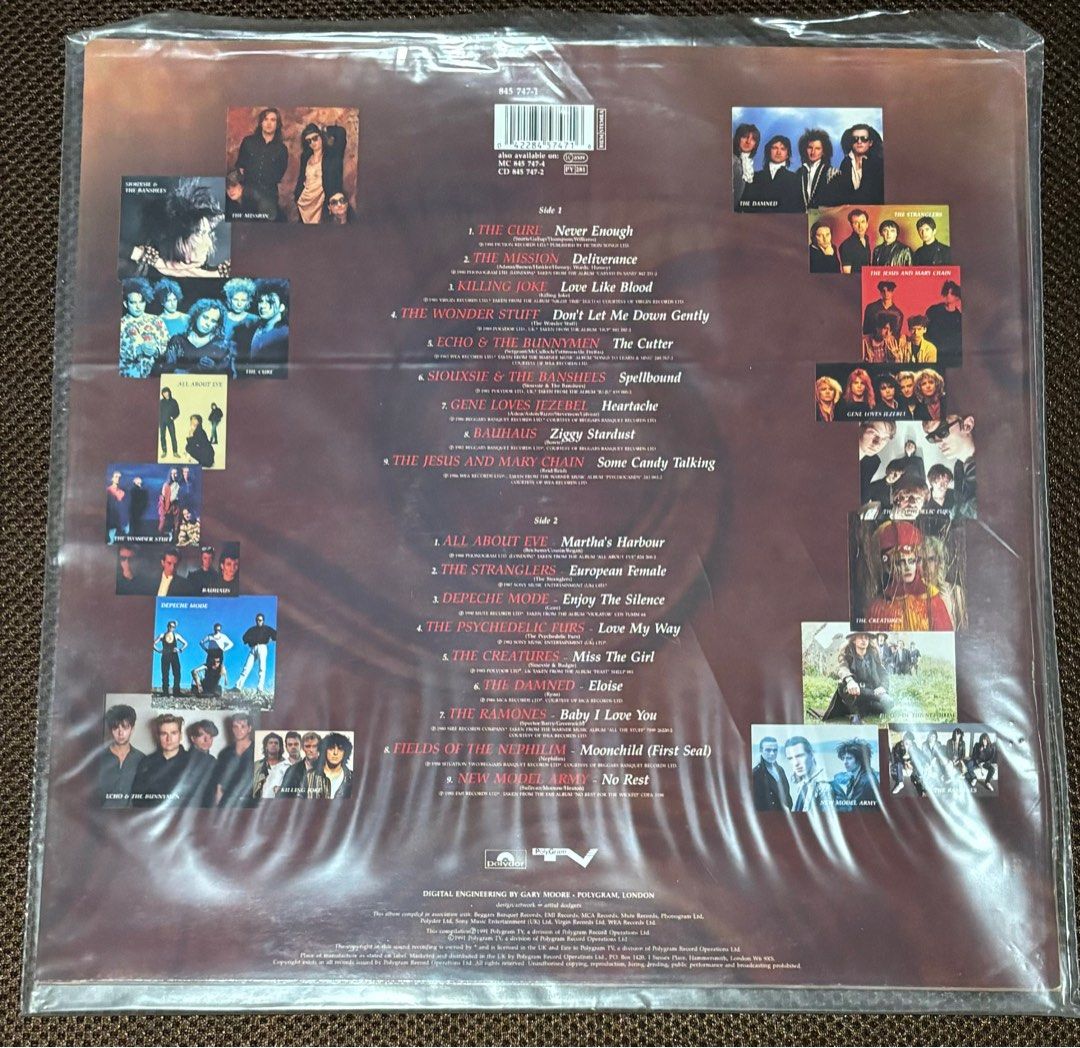 VG+ Absolution vinyl various cure all about eve depeche mode wonder ...