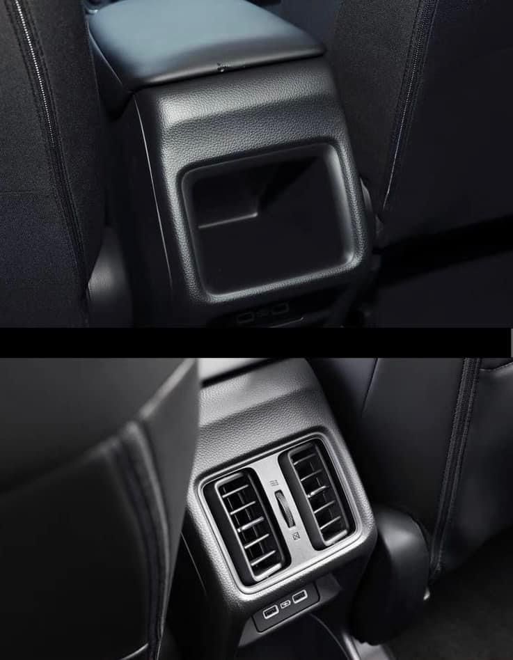 Aftermarket / Original Rear Aircon Panel with trunking and USB ports ...