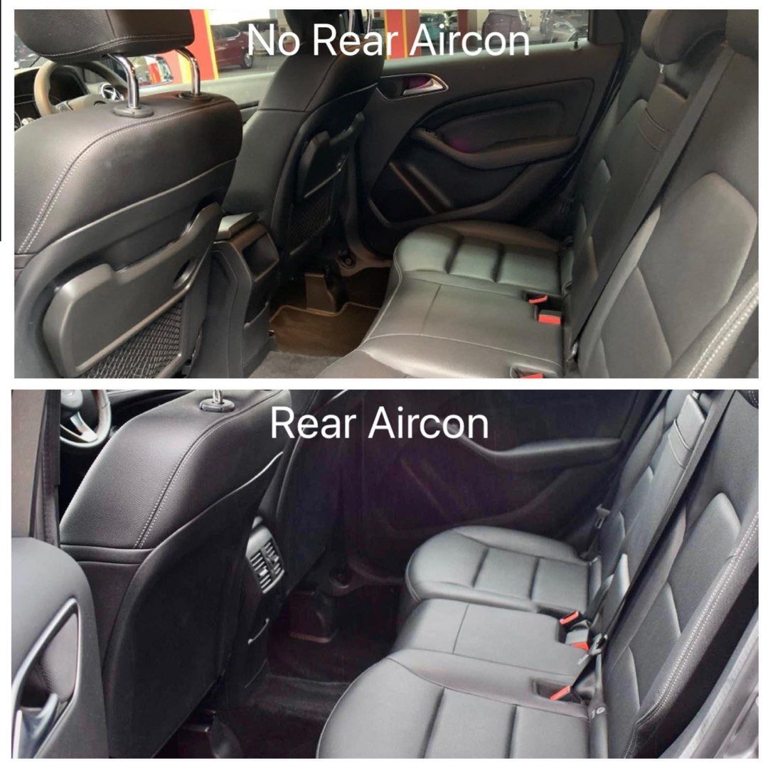 Aftermarket / Original Rear Aircon Panel with trunking and USB ports ...