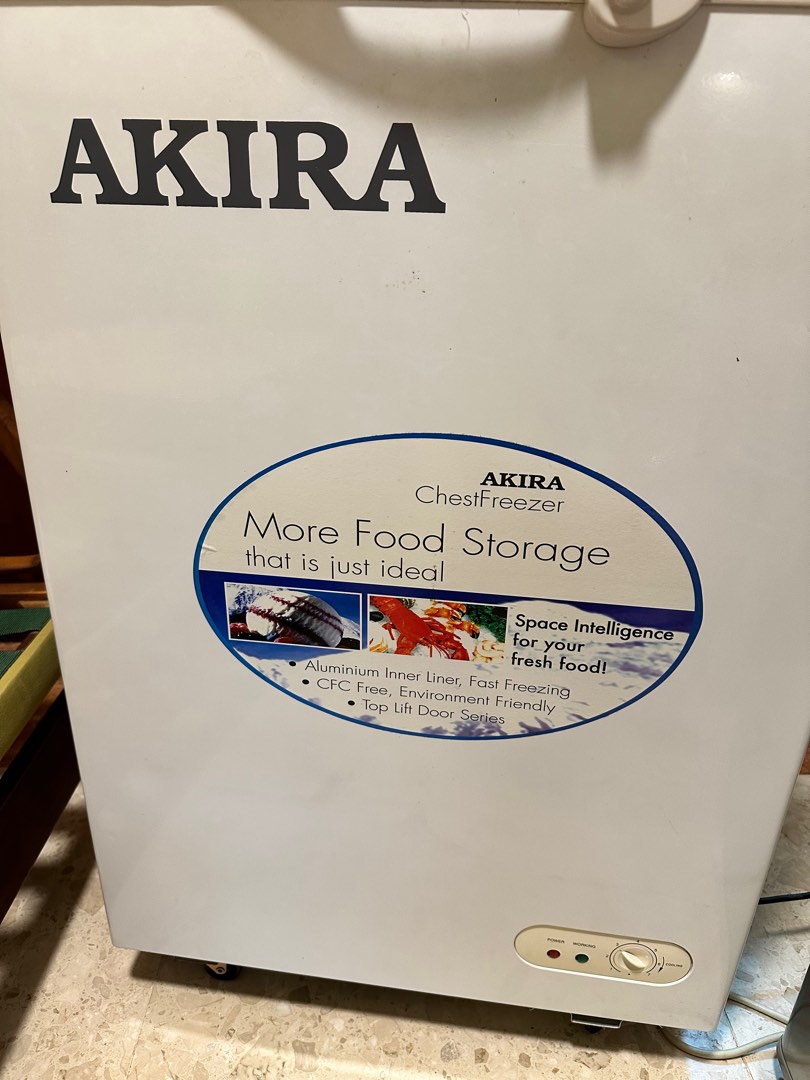 Akira Chest Freezer, TV & Home Appliances, Other Home Appliances on ...