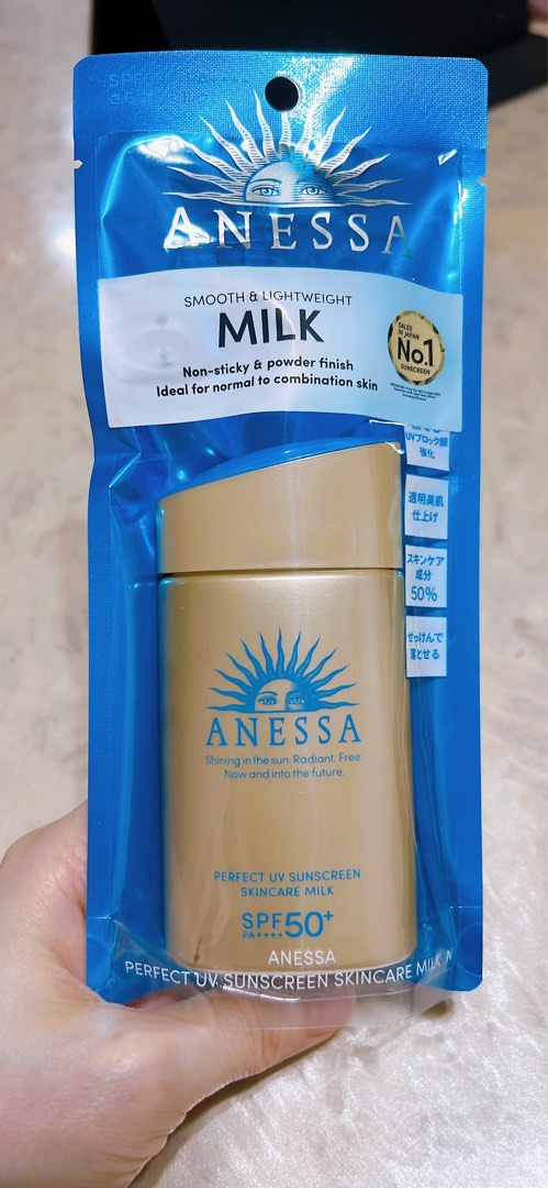Anessa Perfect UV Sunscreen Skincare Milk 60ml, Beauty & Personal Care ...
