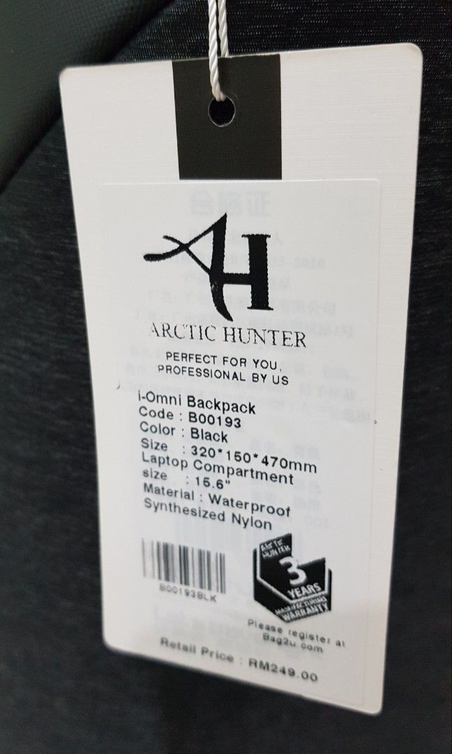 Arctic Hunter I-Omni Backpack (15.6" Laptop), Computers & Tech, Parts ...