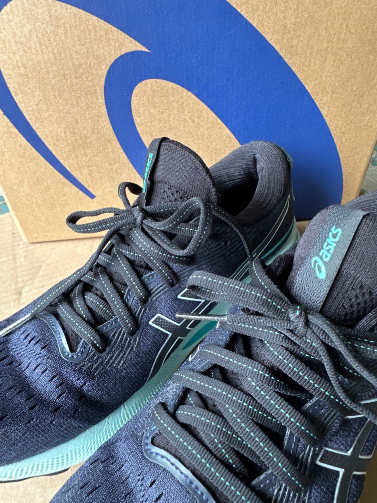 Asics Gel-Nimbus 24 (Black/Soothing Sea), Luxury, Sneakers & Footwear ...