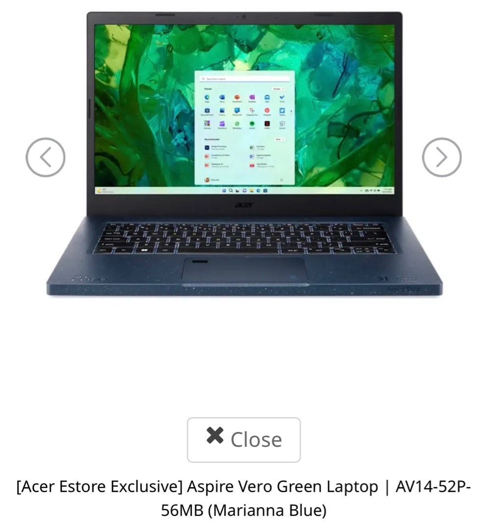 Aspire Vero Laptop, Computers & Tech, Laptops & Notebooks on Carousell