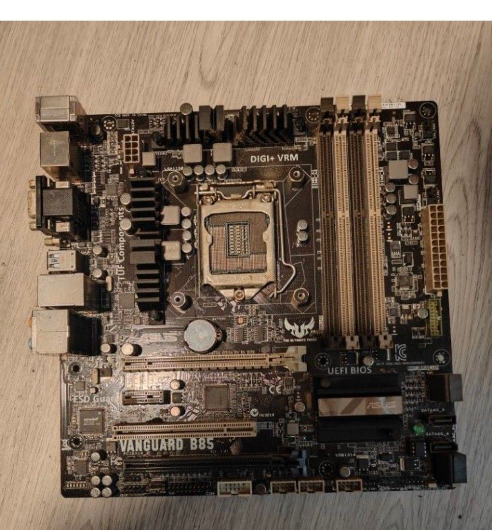 Asus B85 vanguard motherboard mother board cpu desktop parts TUF LGA ...
