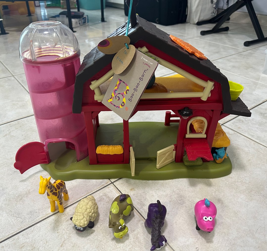 Educational Baa Baa Barn Animal farm set (with animals) - sounds ...