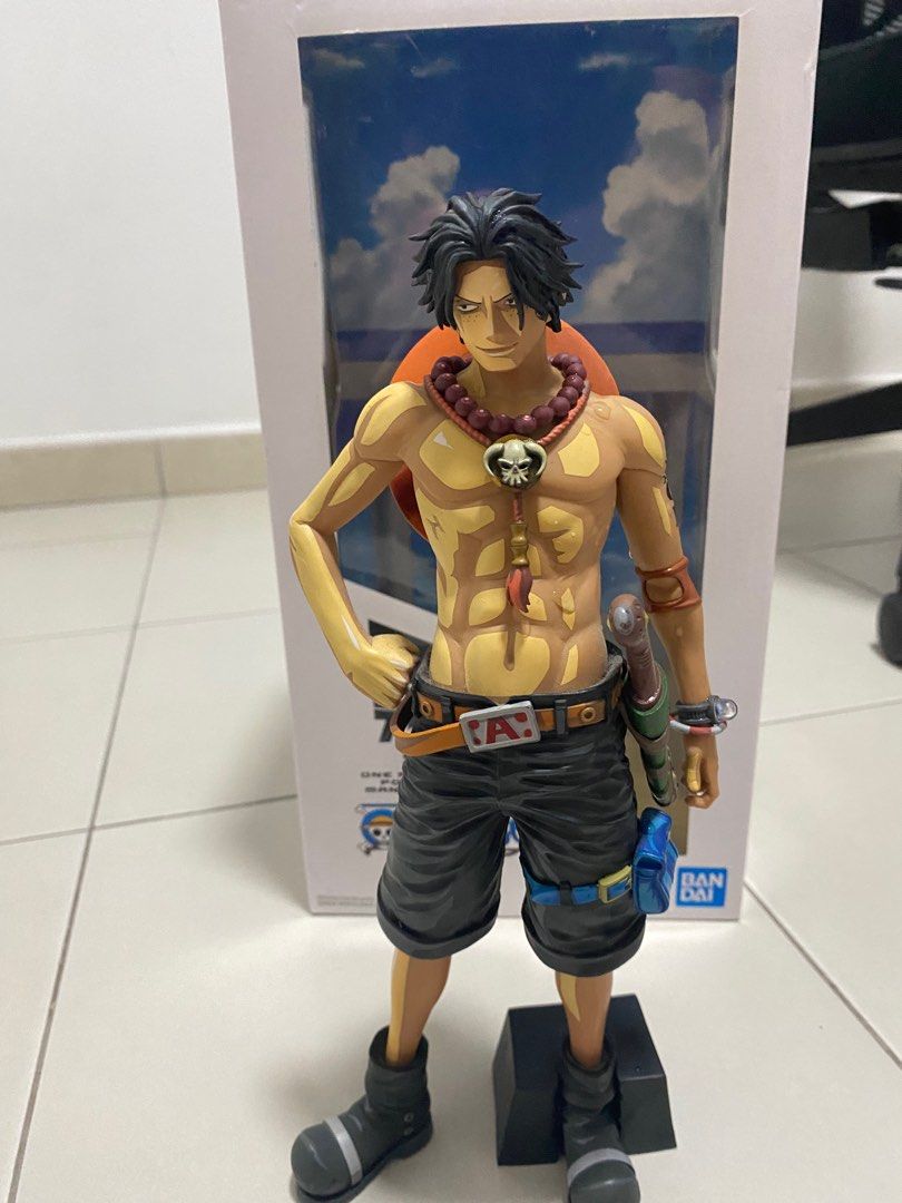 Banpresto Grandista Portgas D Ace manga 2d dimension one piece figure ...