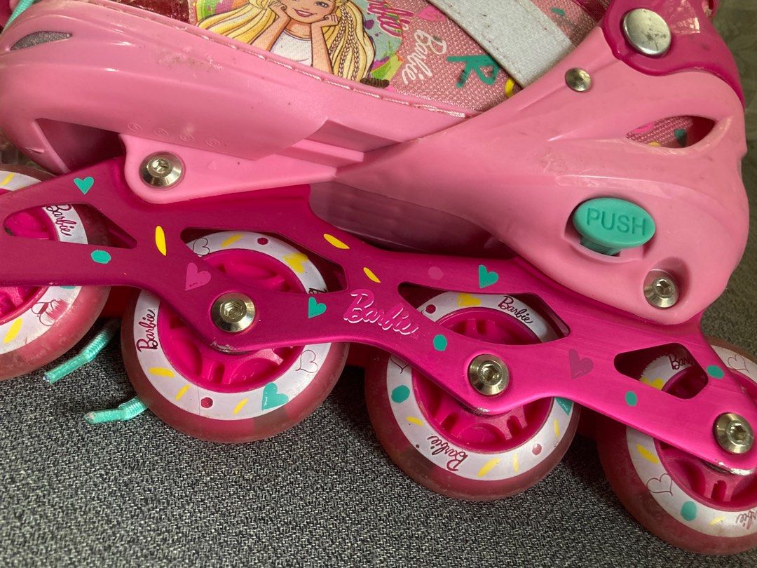 Barbie Inline Skates Roller Blades, Hobbies & Toys, Toys & Games on ...