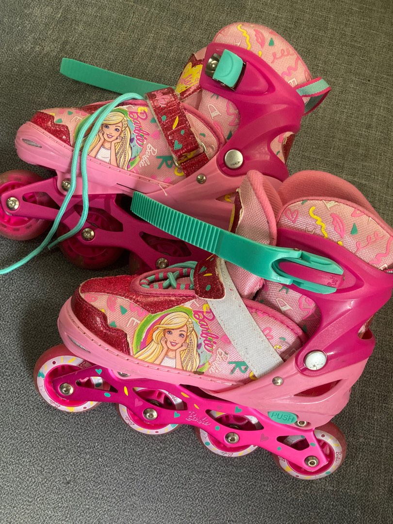 Barbie Inline Skates Roller Blades, Hobbies & Toys, Toys & Games on ...