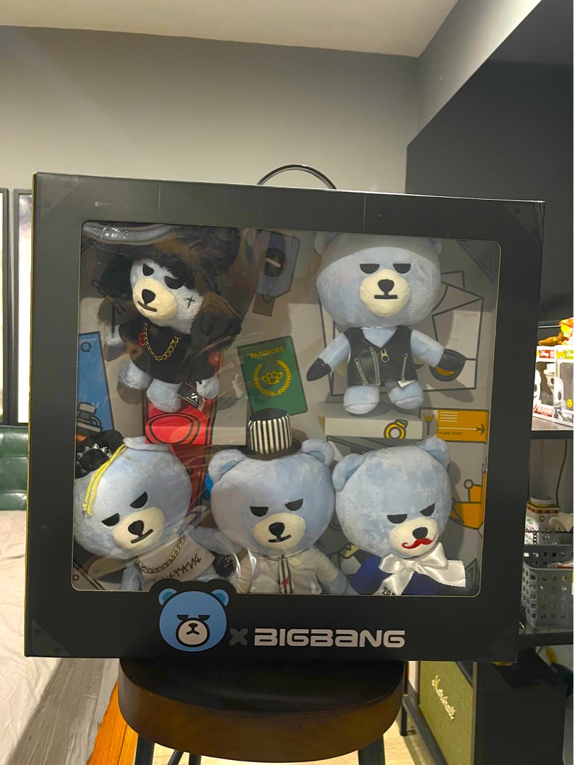 BIG BANG Limited Edition teddy bears, Hobbies & Toys, Toys & Games on Carousell