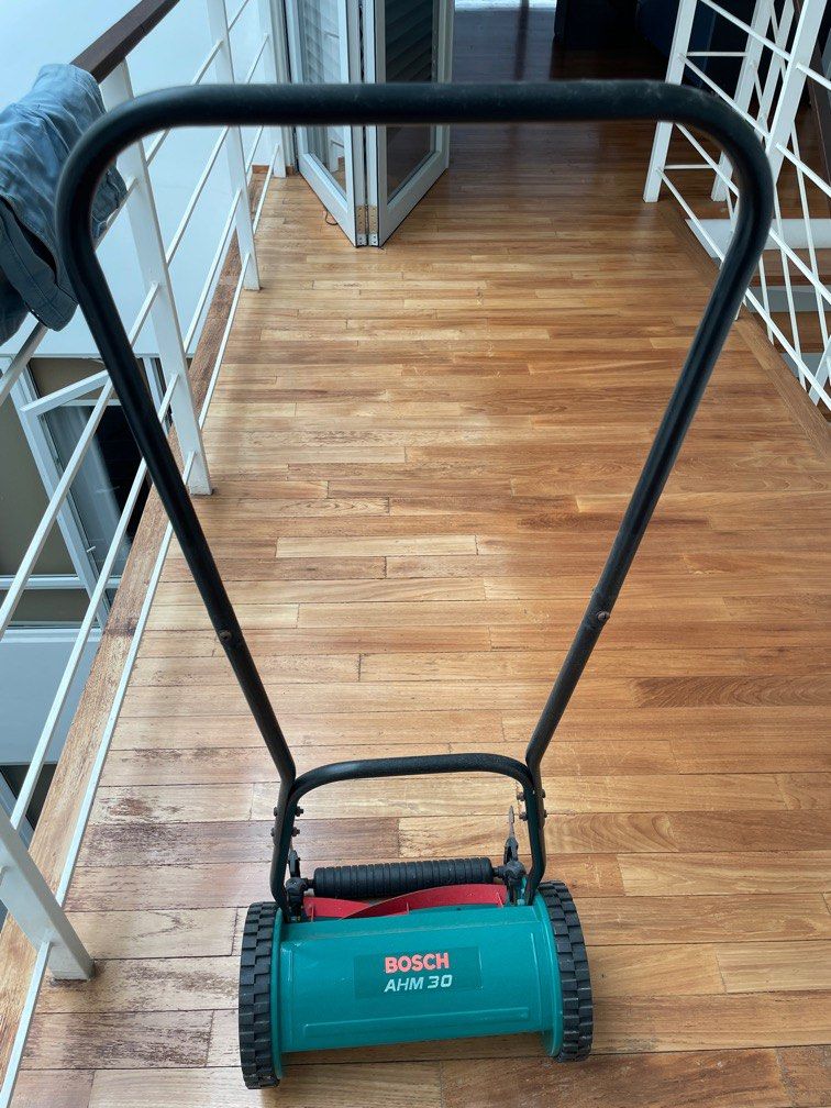 bosch ahm 30 manual lawn mower, Furniture & Home Living, Gardening ...