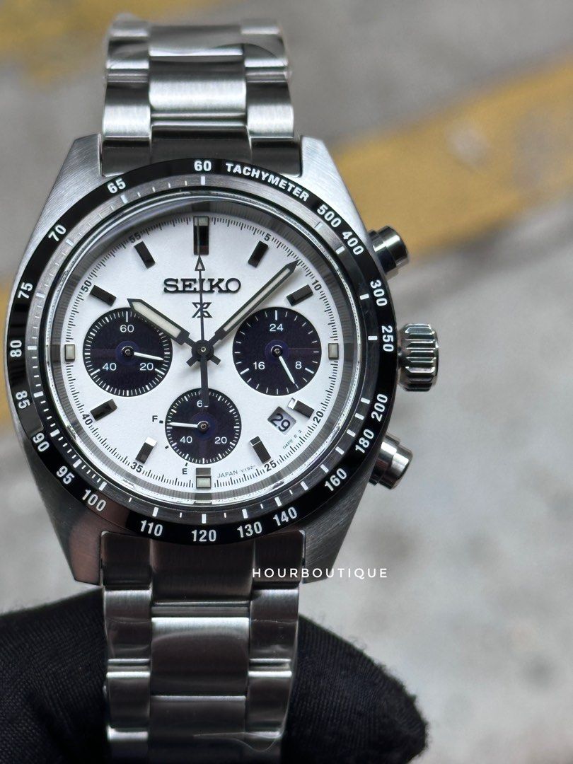 Brand New Seiko Prospex Speedtimer Panda Solar Powered Chronograph ...