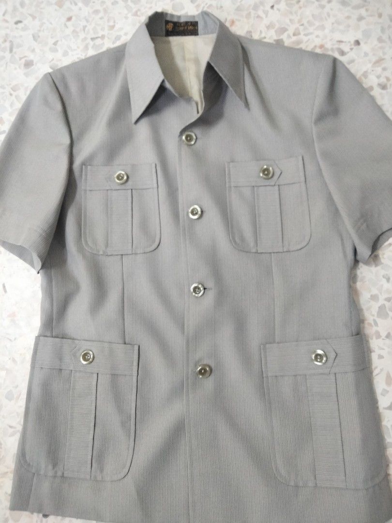 BUSH JACKET (Sepasang - jahitan tailor lama), Men's Fashion, Coats ...