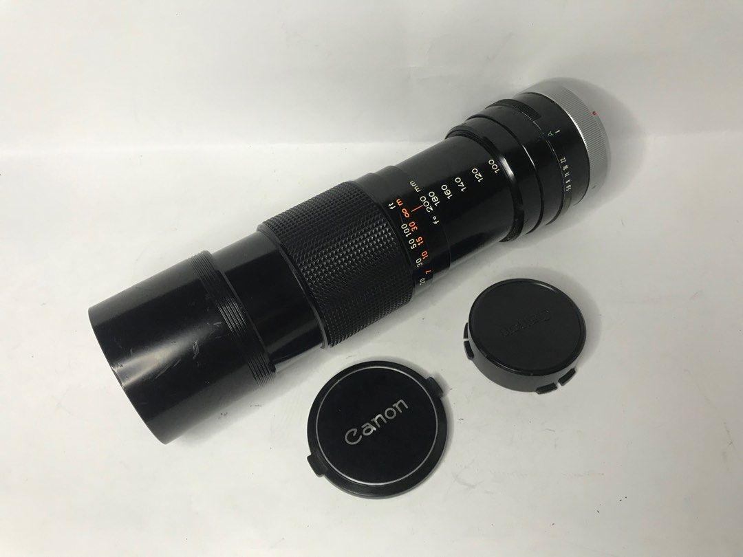 Canon FD 100-200mm 1:5.6 SC manual focus lens/ FD Mount, Photography ...