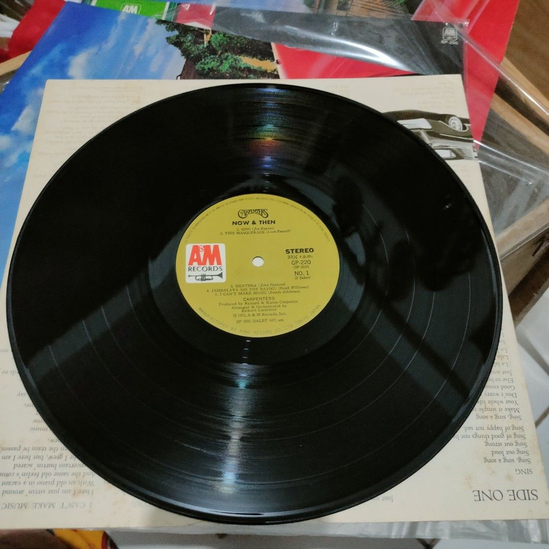 Carpenters LP Plaka Vinyl Records, Hobbies & Toys, Music & Media ...