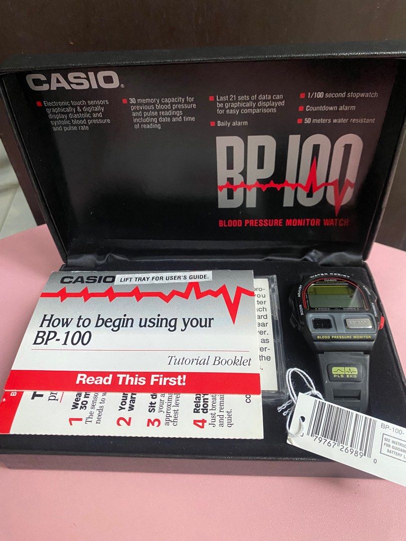 CASIO BP100 Blood Pressure Watch, Hobbies & Toys, Memorabilia ...