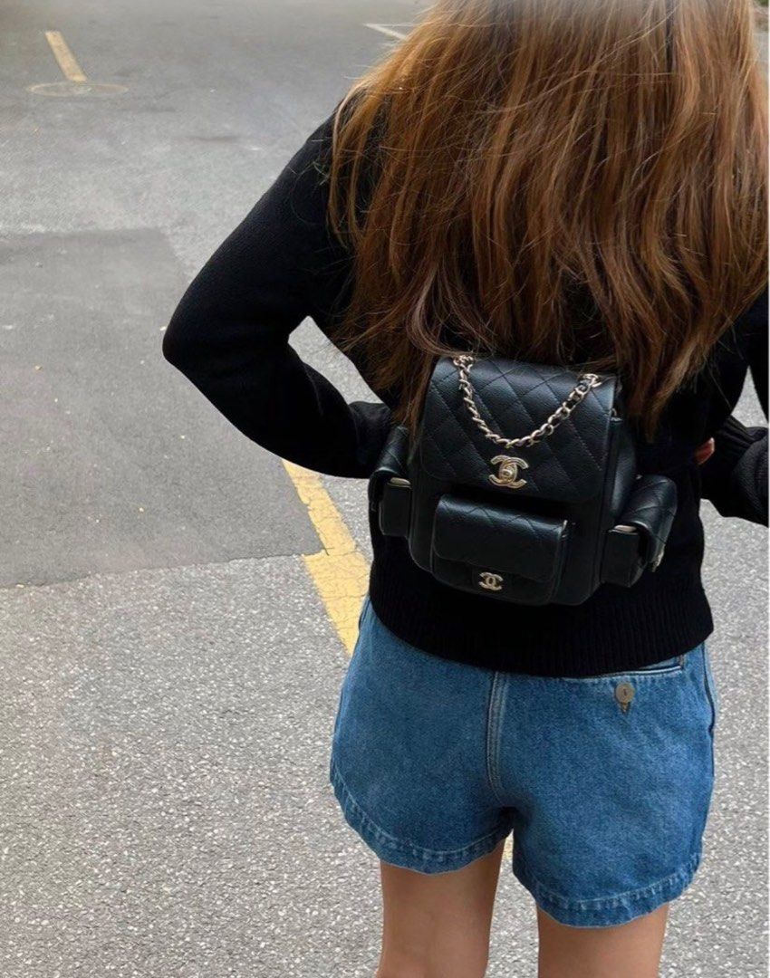 chanel style backpack