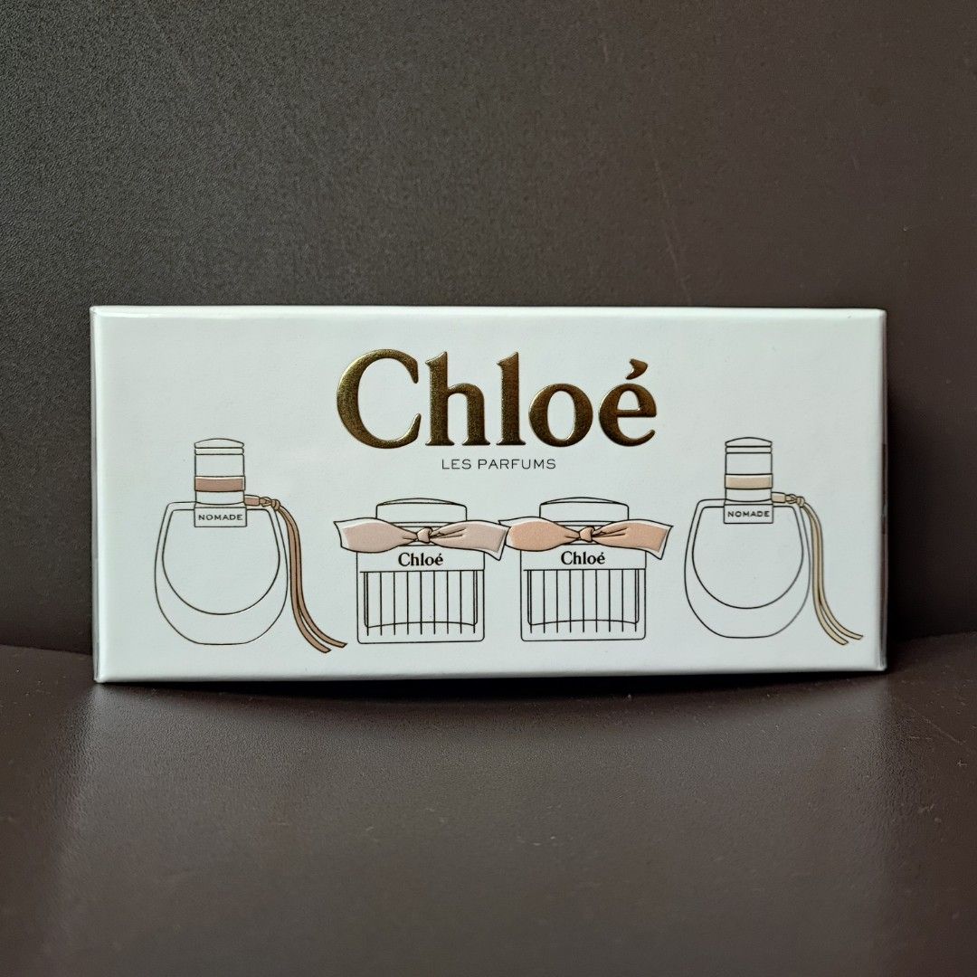 Chloe Gift Set 5ml Chloe EDP + 5ml Chloe EDT + 2 x 5ml Nomade EDP, Beauty & Personal Care ...