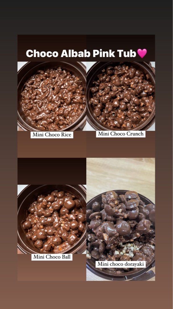 Choco Albab, Food & Drinks, Packaged & Instant Food on Carousell