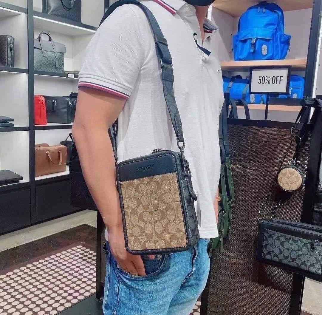 Coach Sullivan Crossbody In Signature Canvas, Luxury, Bags & Wallets on ...