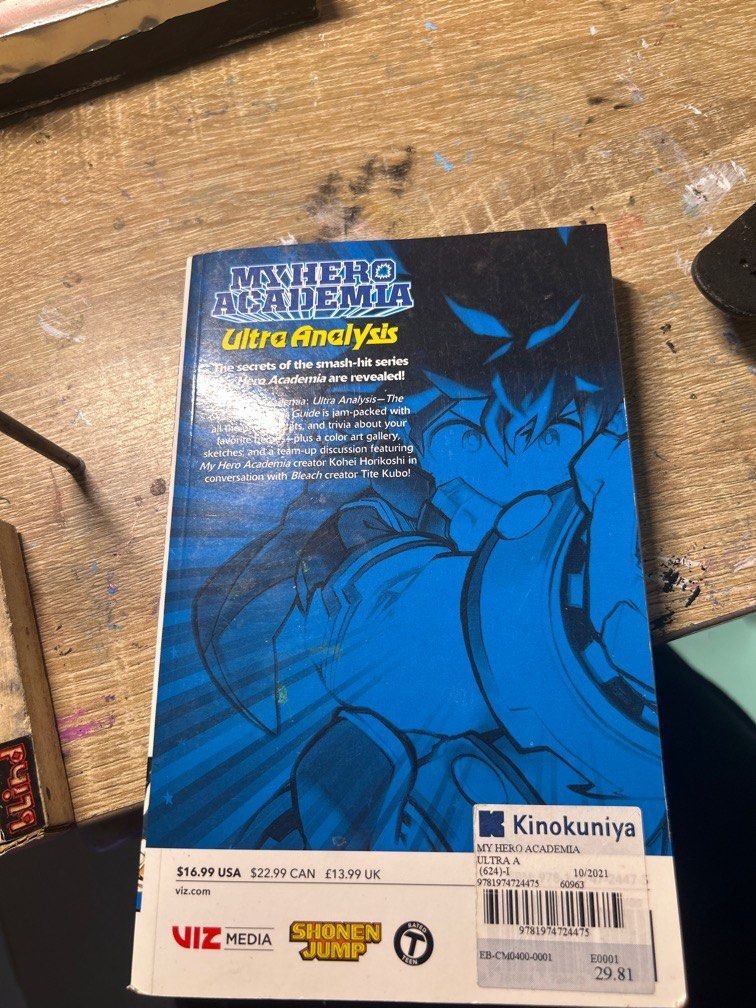 My hero academia ultra analysis manga comic , Hobbies & Toys, Books ...
