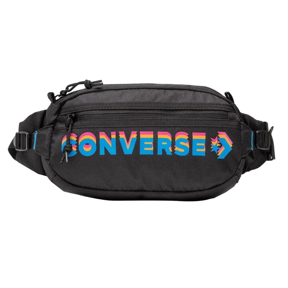 Converse Color Pop Sling Pack - Black - Converse Belt Bag, Men's ...