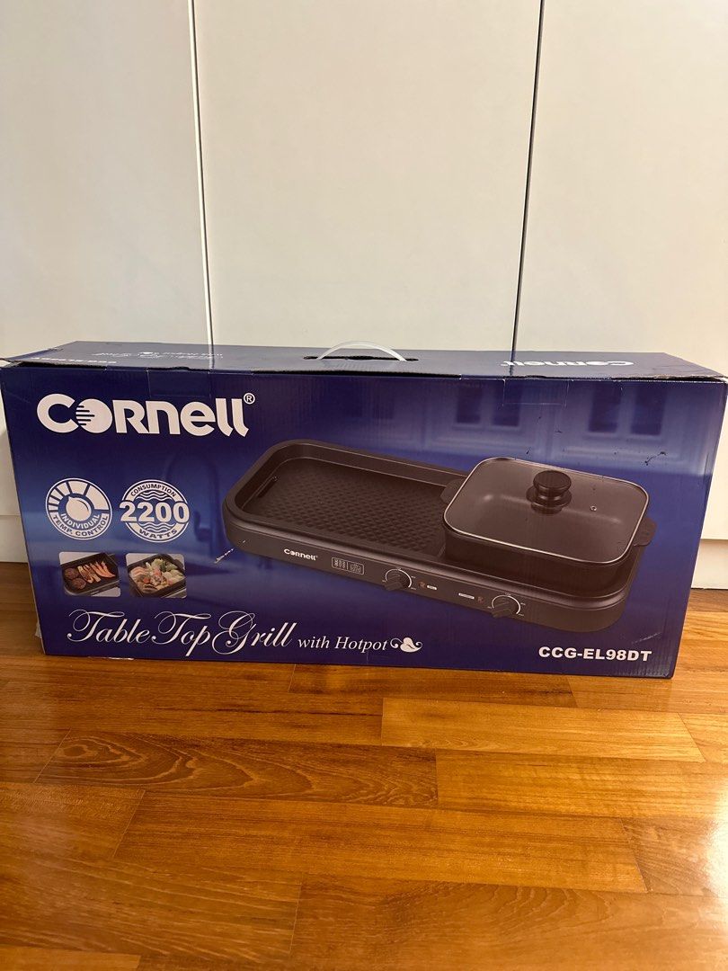 Cornell Table Top Grill with Hotpot, TV & Home Appliances, Kitchen ...