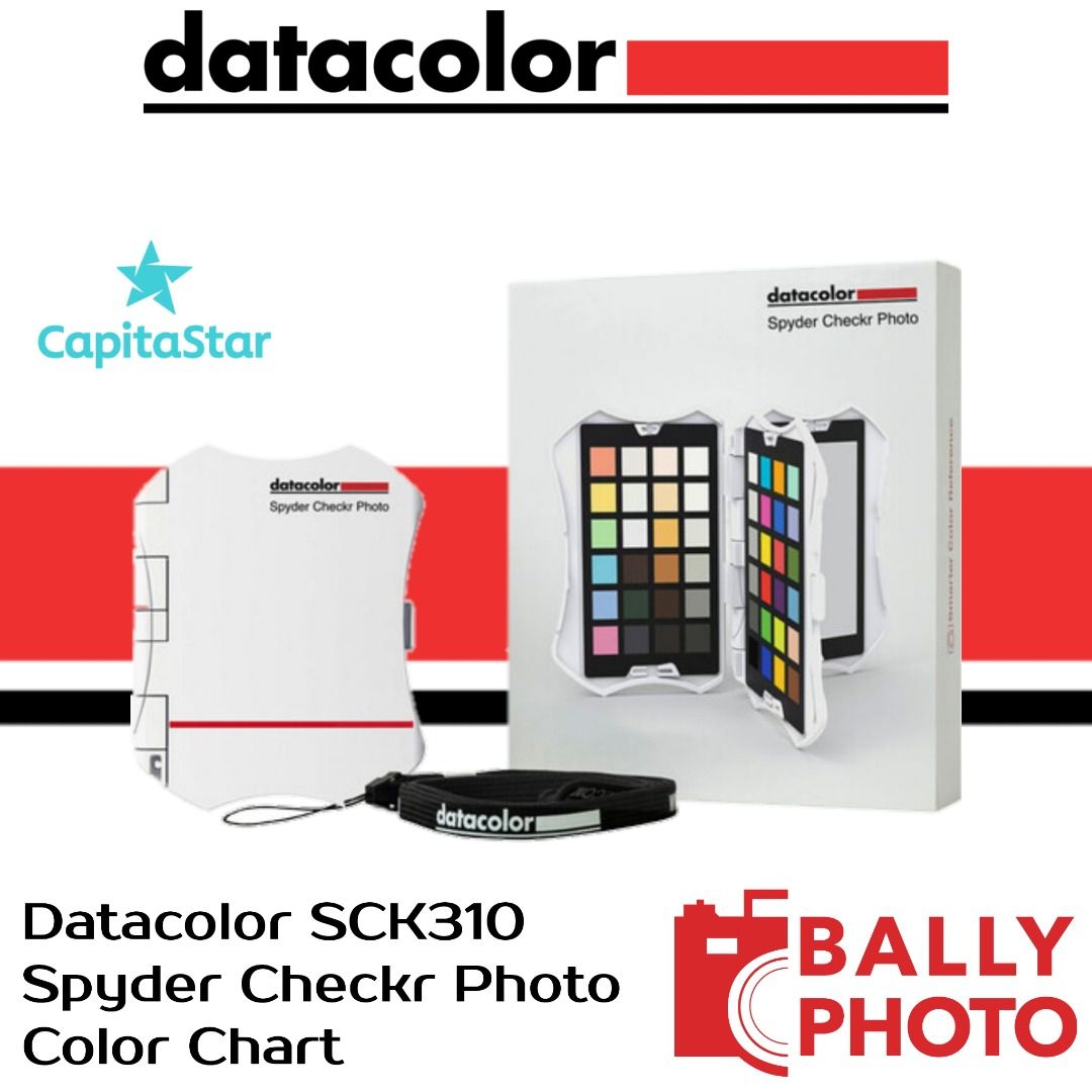 Datacolor SCK310 Spyder Checkr Photo Color Chart, Photography ...