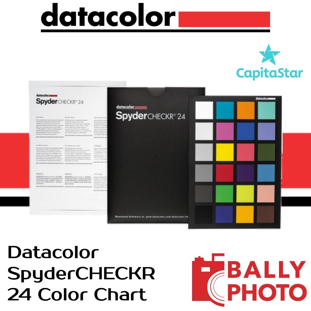 Datacolor SpyderCHECKR 24 Color Chart, Photography, Photography ...